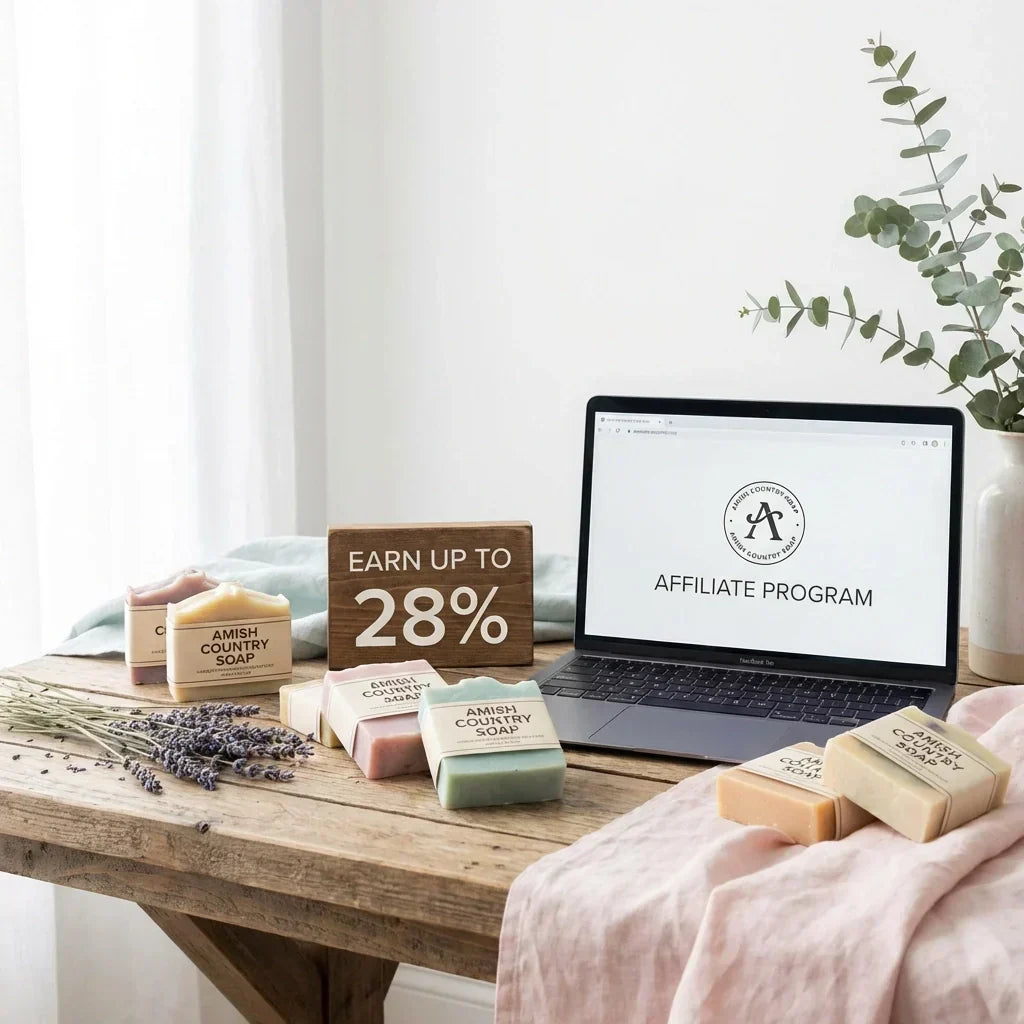 Earn with Amish Country Soap Companies Affiliate program